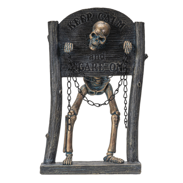 SKELETON IN PILLORY C/8 – Summit Collection Gifts