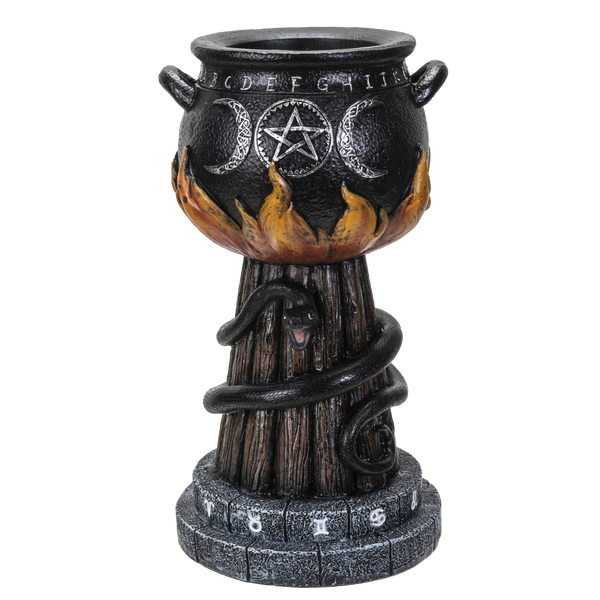 TRIPLE MOON CAULDRON VOTIVE HOLDER C/4 – Summit Collection Gifts