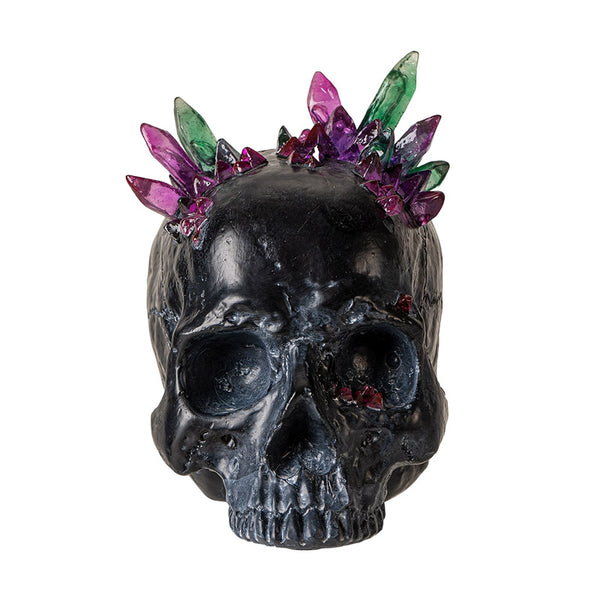 BLACK SKULL WITH CRYSTALS C/18 – Summit Collection Gifts