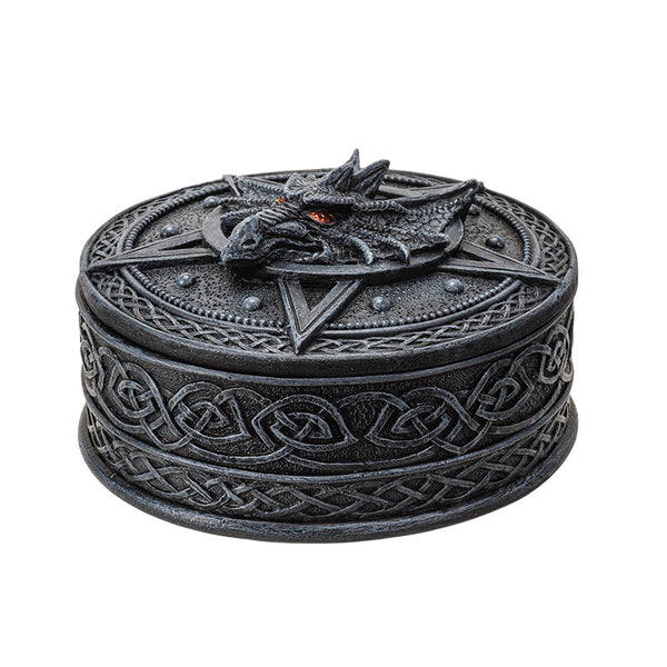 CELTIC DRAGON ROUND BOX C/12 – Summit Collection Gifts