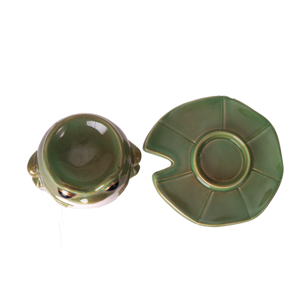 FROG ON LILY PAD OIL BURNER C/24 – Summit Collection Gifts