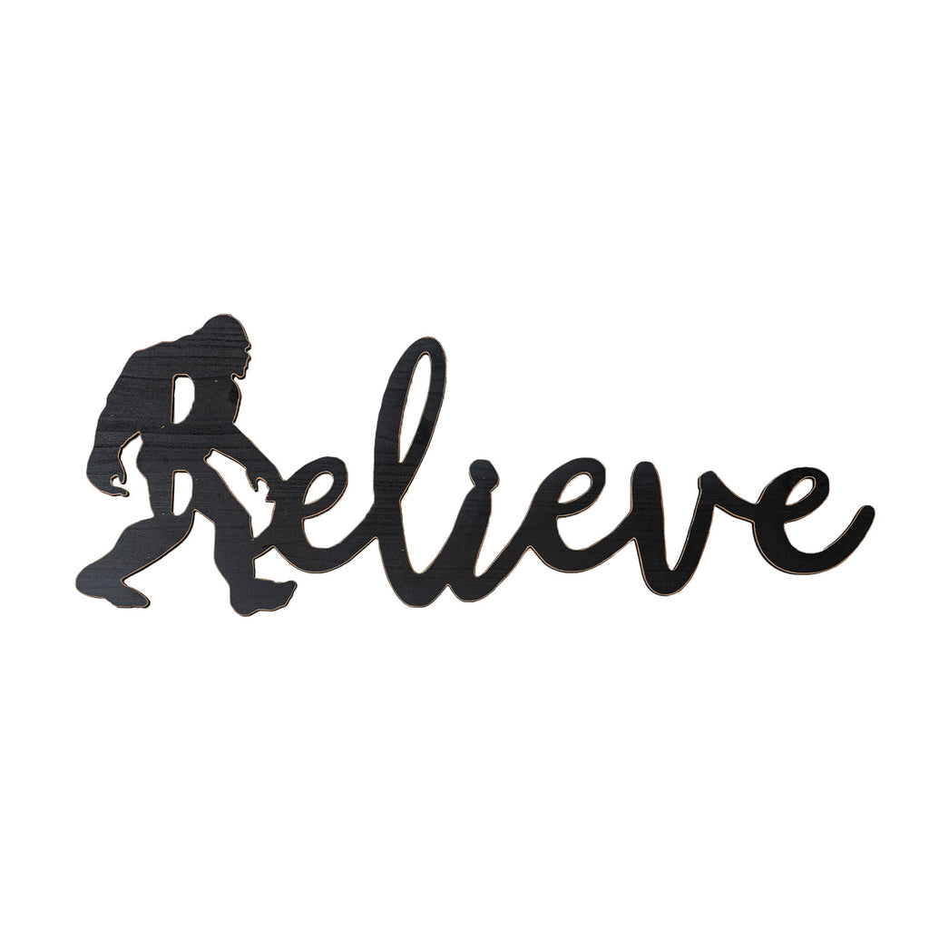 BIGFOOT BELIEVE PLAQUE C/6 – Summit Collection Gifts