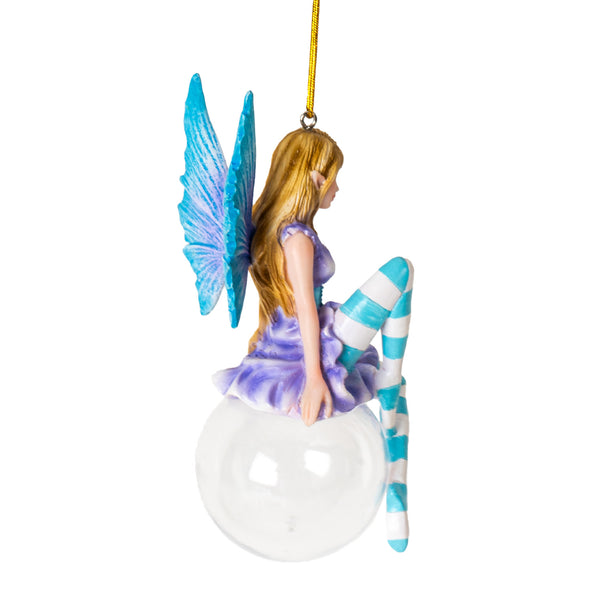 HYACINTH BUBBLE RIDER FAIRY ORNAMENT C/32 – Summit Collection Gifts