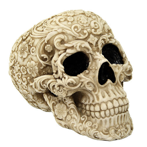 DISC-FLORAL SKULL C/12 – Summit Collection Gifts