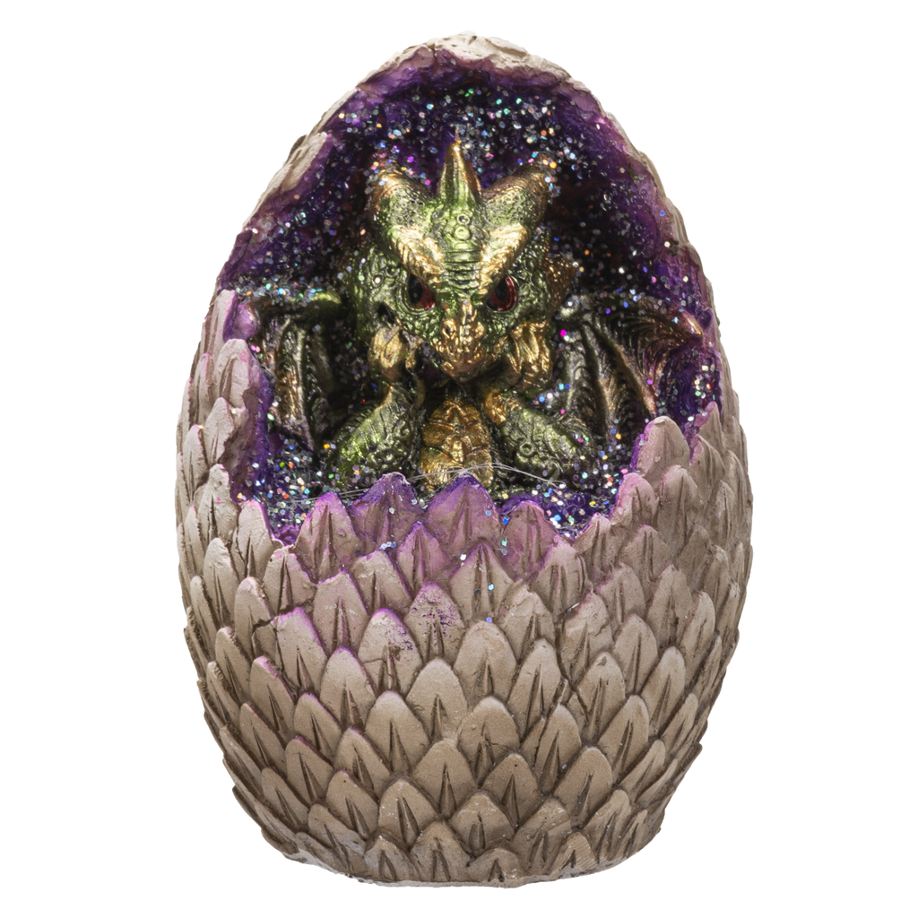 GREEN DRAGON IN LED EGG C/48 – Summit Collection Gifts