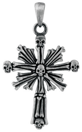 SKULL CROSS PENDANT, C/60 – Summit Collection Gifts
