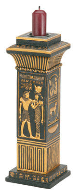 EGYPTIAN COLUMN CANDLEHOLDER, C/36 – Summit Collection Gifts