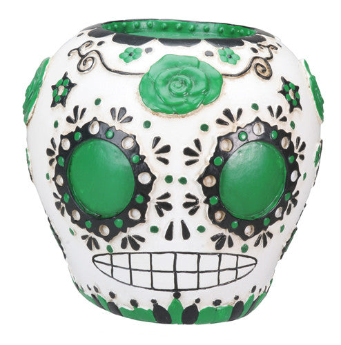DOD - SUGAR SKULL - GREEN, C/12 – Summit Collection Gifts