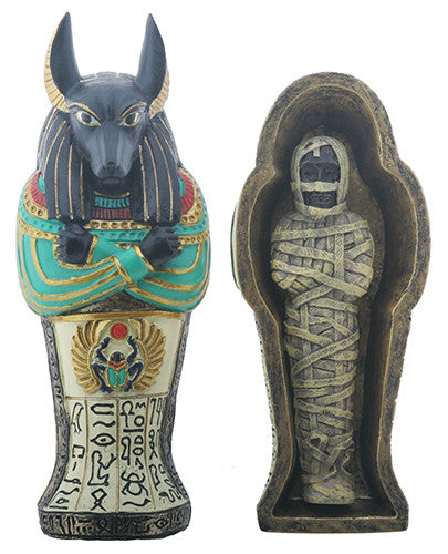ANUBIS COFFIN W/ MUMMY, C/48 – Summit Collection Gifts