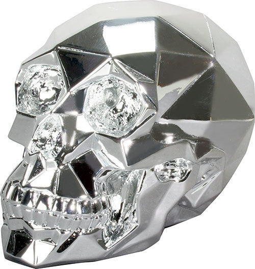CHROME POLYGON SKULL, C/8 – Summit Collection Gifts